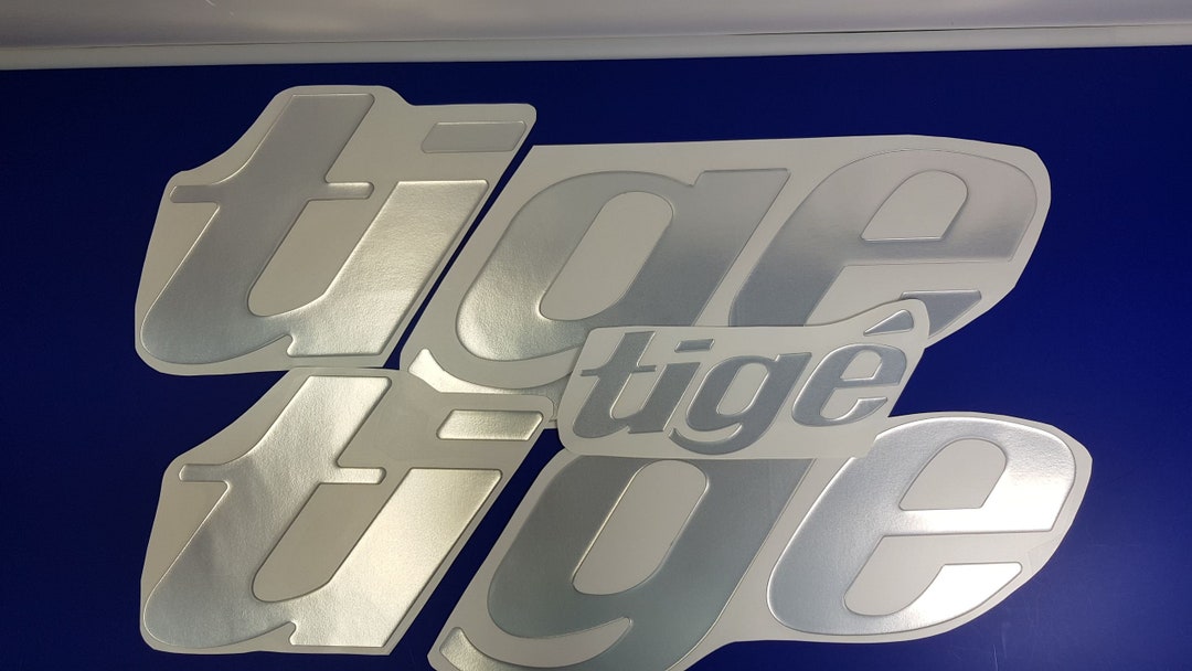 Tige Boat Emblems 32" Chrome + FREE FAST Delivery DHL Express ...