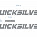 Quicksilver Boat Emblems 29" Gold + FREE FAST Delivery DHL Express ...