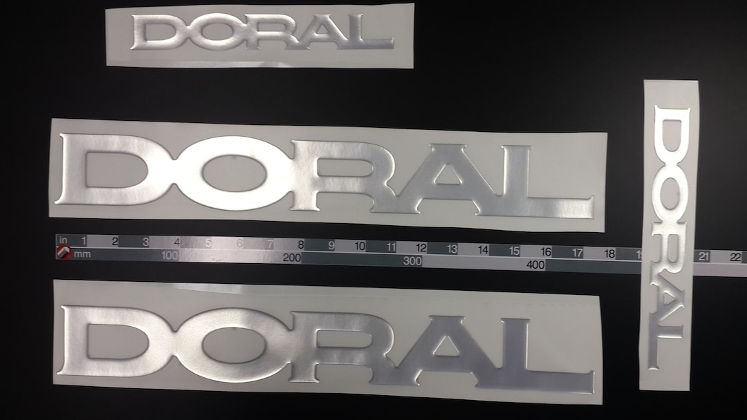 Doral Boat Emblems 17" Chrome + FREE FAST Delivery DHL Express ...