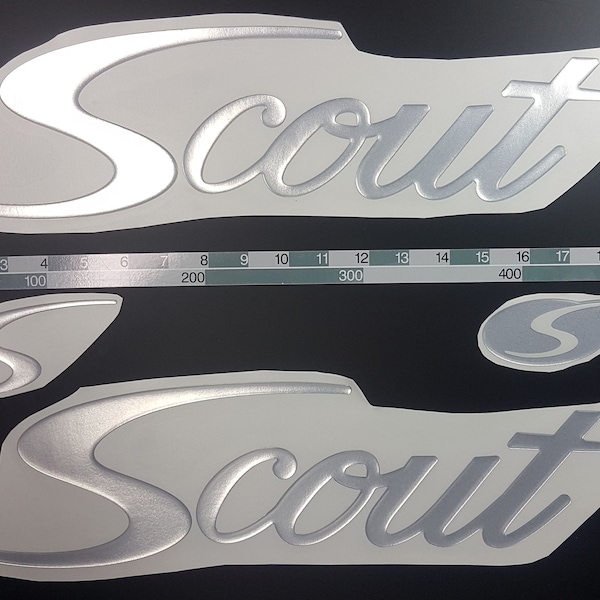 Chrome Scout Emblems - Etsy
