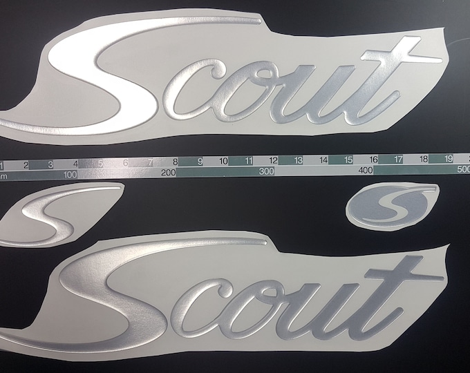 Scout Boat Emblems 18 FREE FAST Delivery DHL Express Stickers Set ...