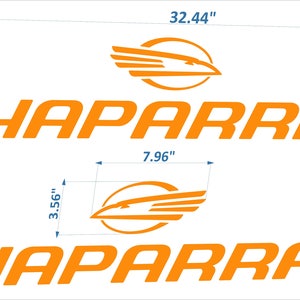 Chaparral Boat Emblems 32" Chrome + FREE FAST Delivery DHL Express ...