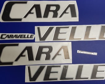 Caravelle Boat Emblems 30 Chrome FREE FAST Delivery DHL Express Raised ...