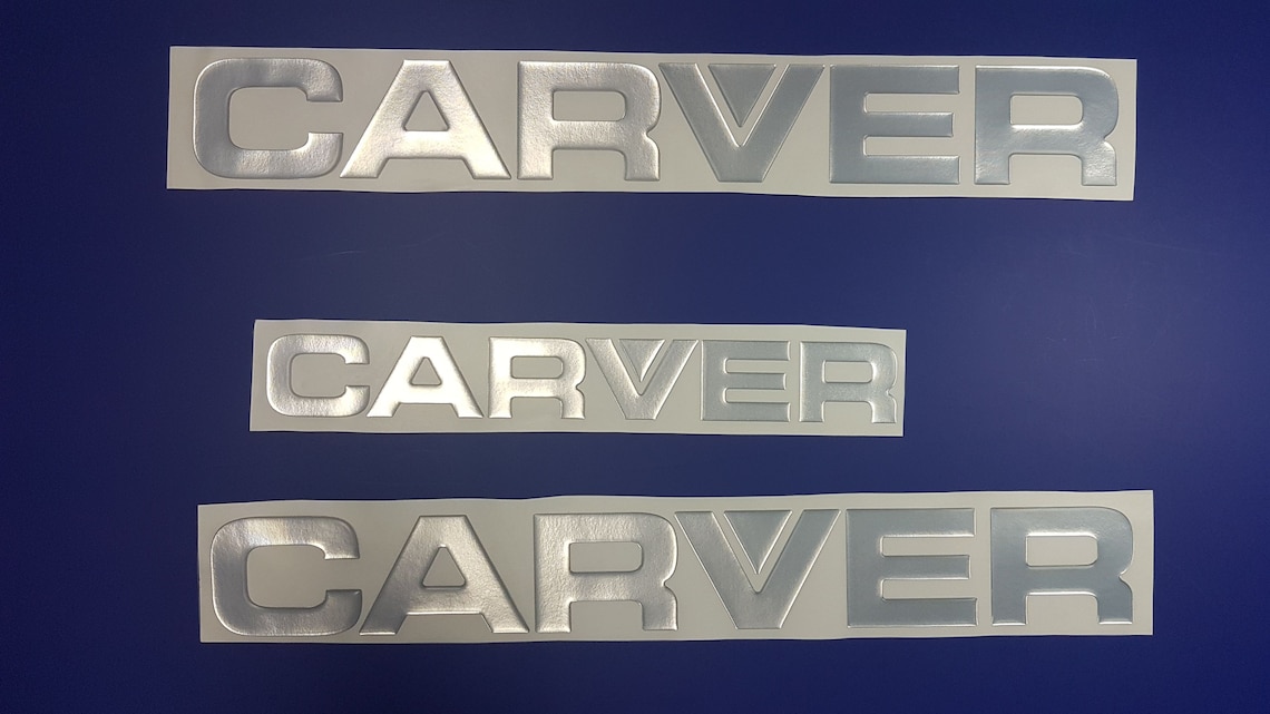 Carver Boat Emblem 22 Chrome FREE FAST Delivery DHL - Etsy