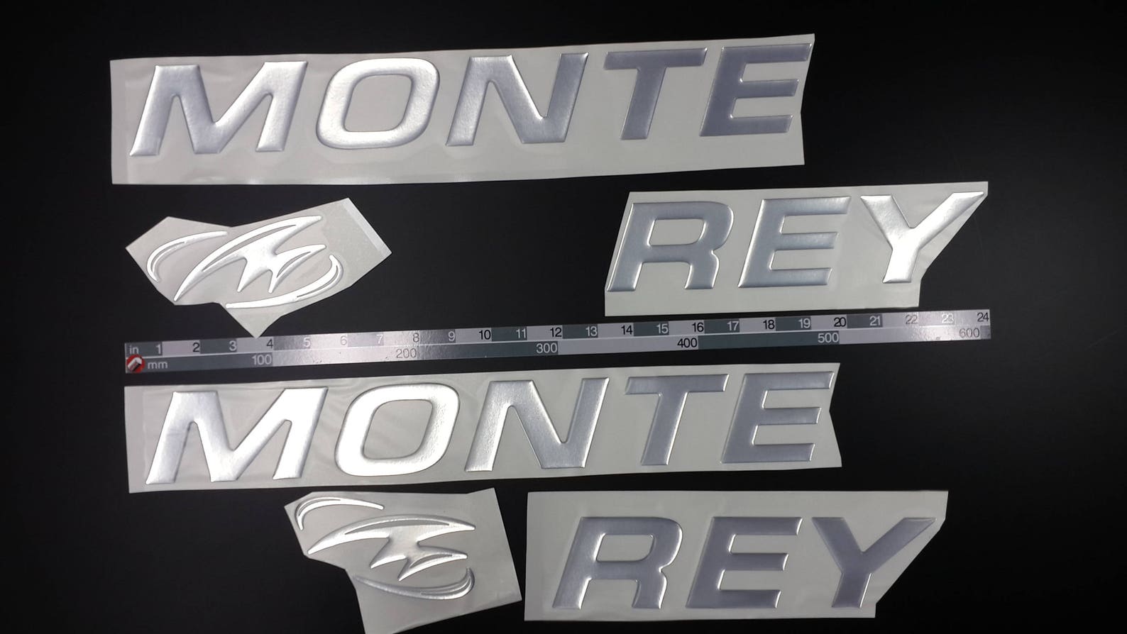 Monterey Boat Emblems 30" Chrome + FREE FAST Delivery DHL Express ...