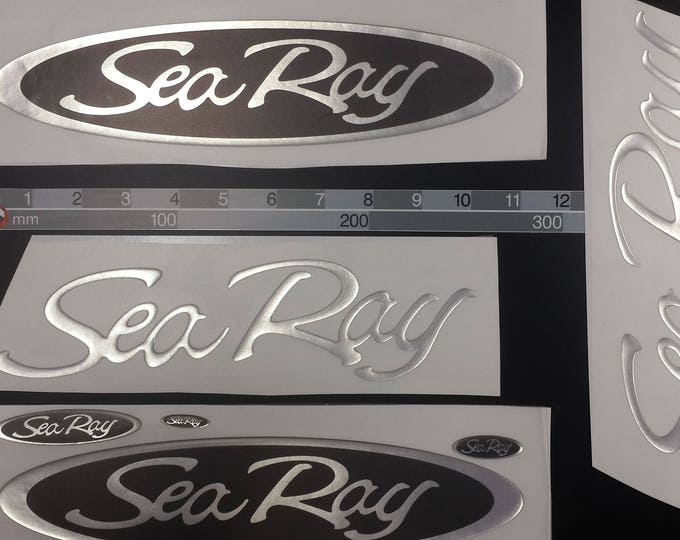 Sea Ray Boat Emblems 10 FREE FAST Delivery DHL Express Stickers Set ...
