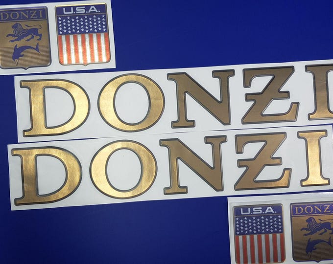 Donzi Boats Emblems 25" Black Chrome + FREE FAST Delivery DHL Express ...