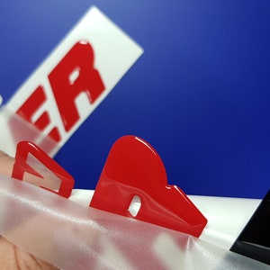 Sea Vee Boat Emblems 16" White Red + FREE FAST Delivery DHL Express ...