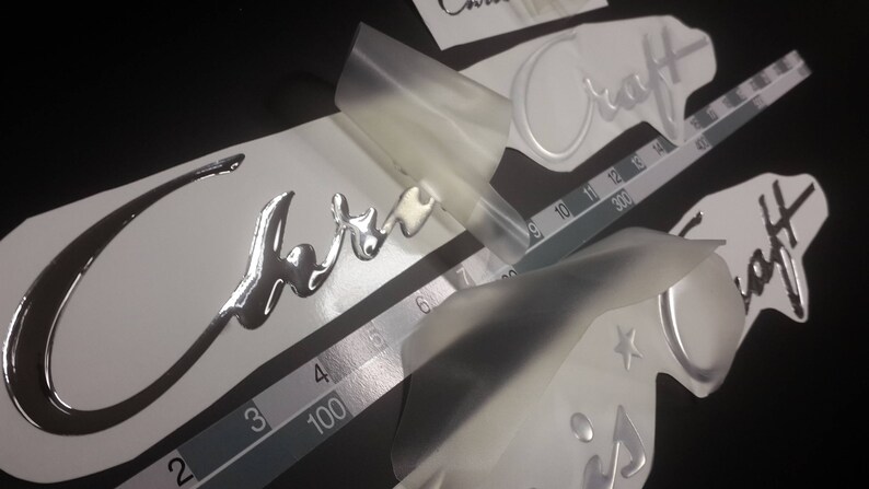 Chris Craft Boat Emblems 18 Chrome FREE FAST Delivery | Etsy