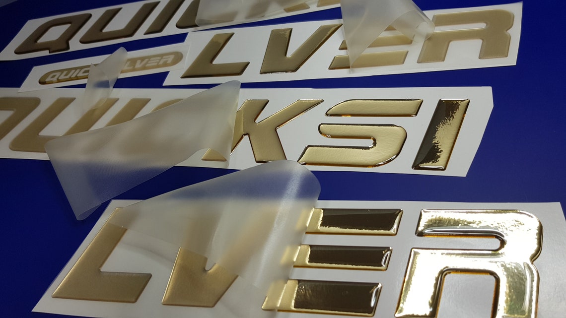 Quicksilver Boat Emblems 29 Gold FREE FAST Delivery | Etsy