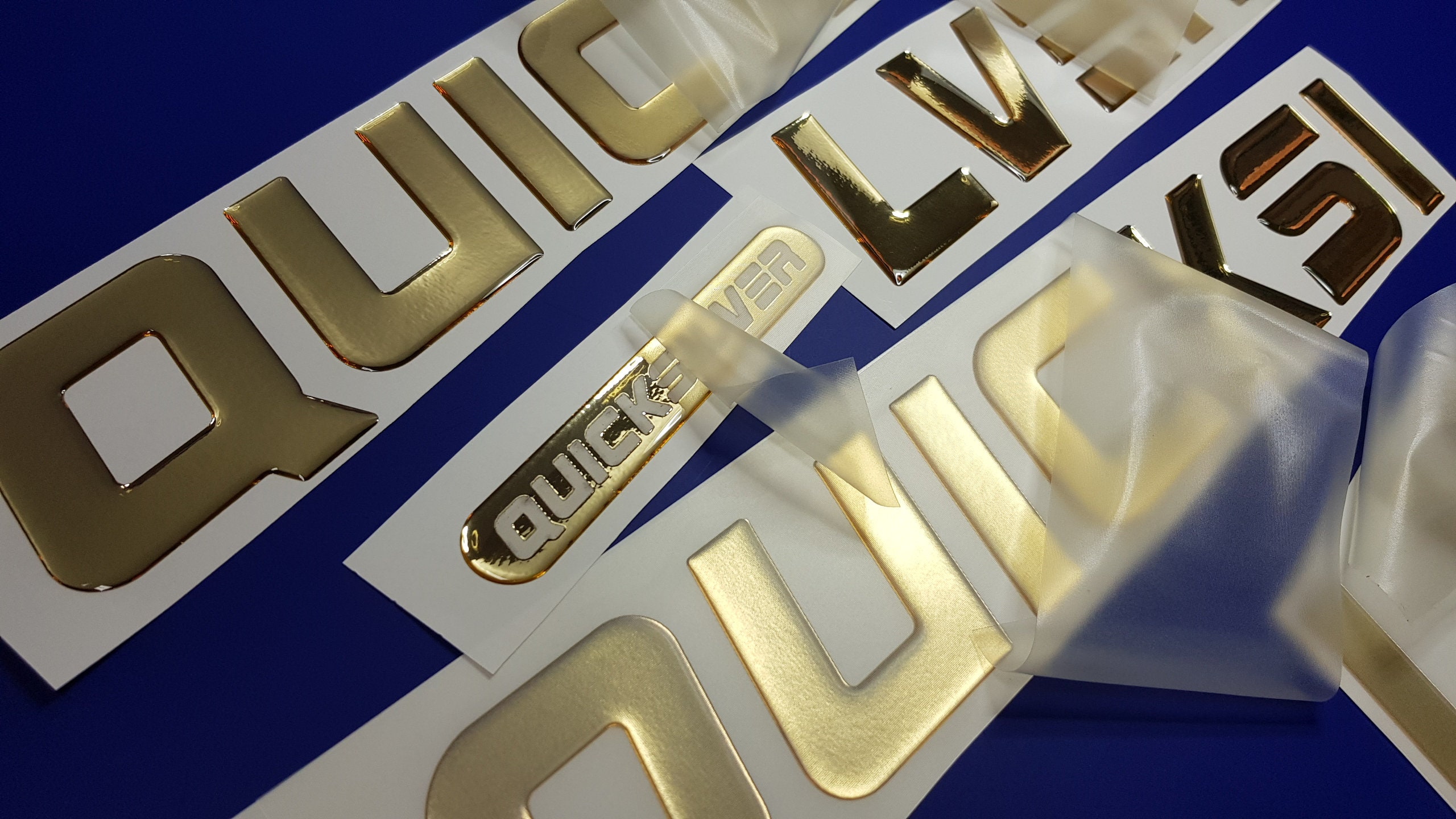 Quicksilver Boat Emblems 29" Gold + FREE FAST Delivery DHL Express ...
