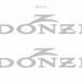 Donzi Boats Emblems 25" + FREE FAST Delivery DHL Express - Stickers Set ...