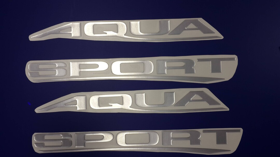 Aquasport Boat Emblems 42" Chrome + FREE FAST Delivery DHL Express ...