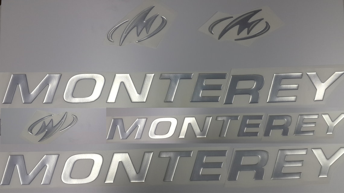 Monterey Boat Emblems 20 Chrome FREE FAST Delivery DHL | Etsy