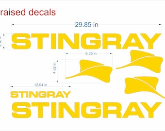 Stingray Boat Emblems 18 FREE FAST Delivery DHL Express Stickers Set ...