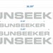 Sunseeker Boats Emblems 37" + FREE FAST Delivery DHL Express - Stickers ...