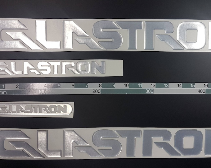 Glastron Boat Emblems 18 Chrome FREE FAST Delivery DHL Express Stickers ...