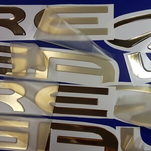 Regal Boat Emblems 47" Gold + FREE FAST Delivery DHL Express- Stickers ...