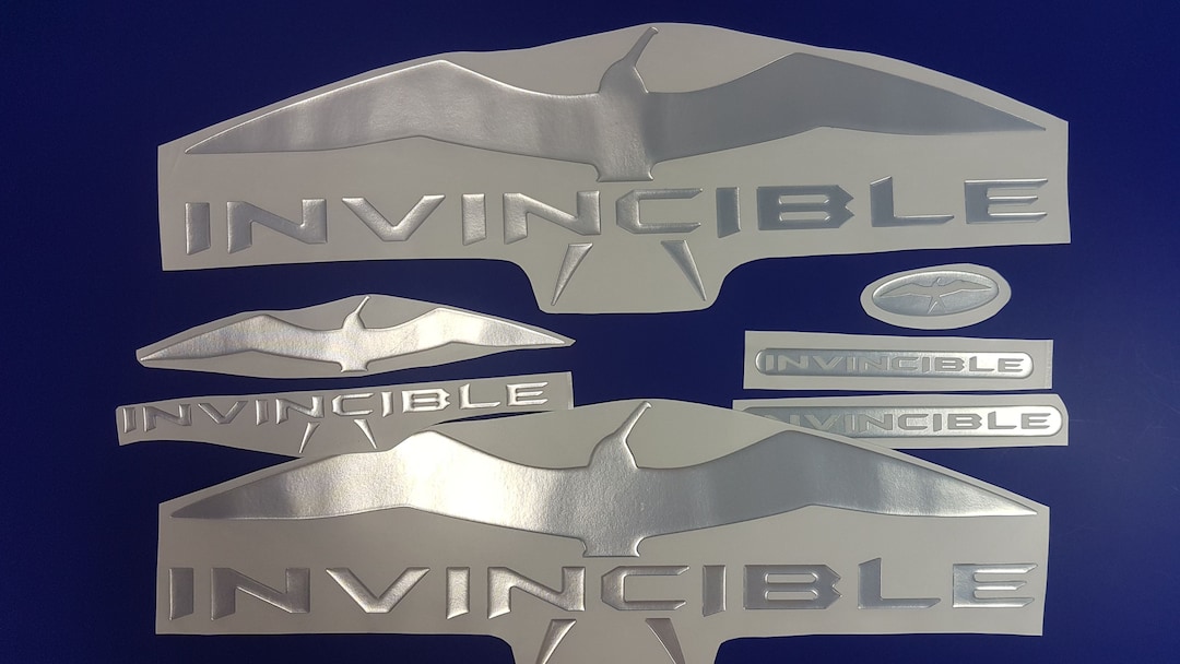 Invincible Boat Emblem 22" + FREE FAST Delivery DHL Express - Stickers ...