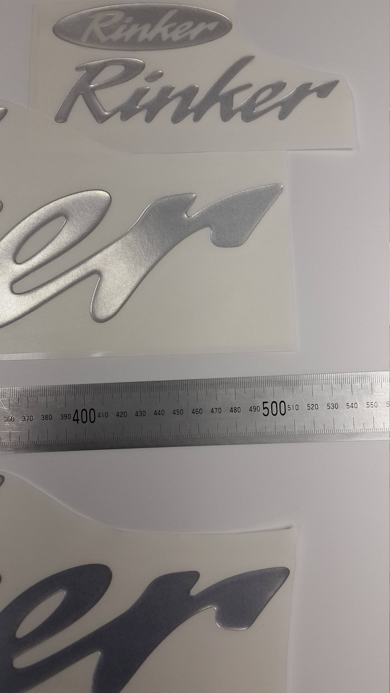 Rinker Boat Emblems 20 Chrome FREE FAST Delivery DHL - Etsy