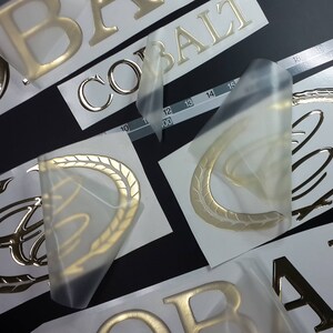 Cobalt Boat Emblems 20" Gold + FREE FAST Delivery DHL Express ...