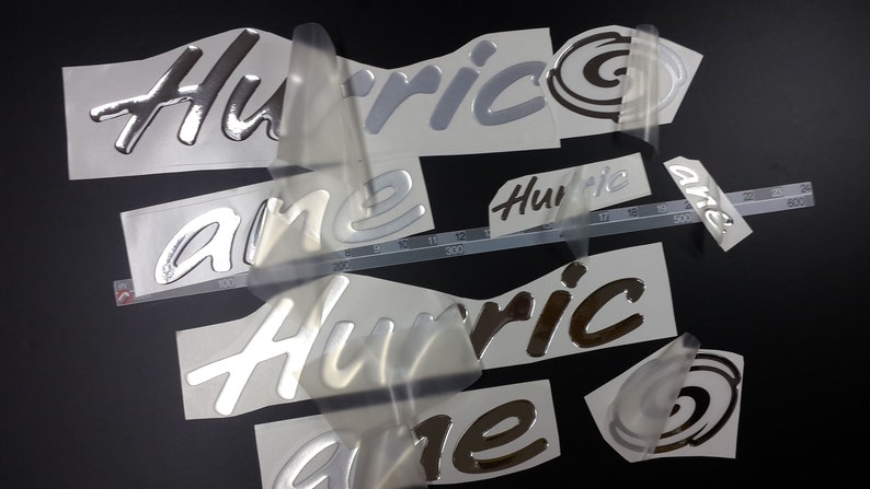 Hurricane Boat Emblems 25" Chrome + FREE FAST Delivery DHL Express ...