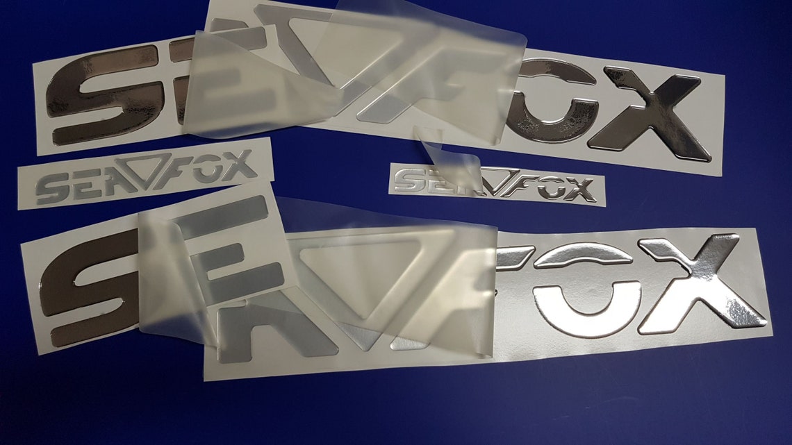 Sea Fox Boat Emblem 30 Chrome FREE FAST Delivery DHL - Etsy