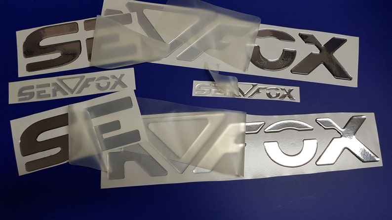 Sea Fox Boat Emblem 30" Chrome + FREE FAST Delivery DHL Express ...
