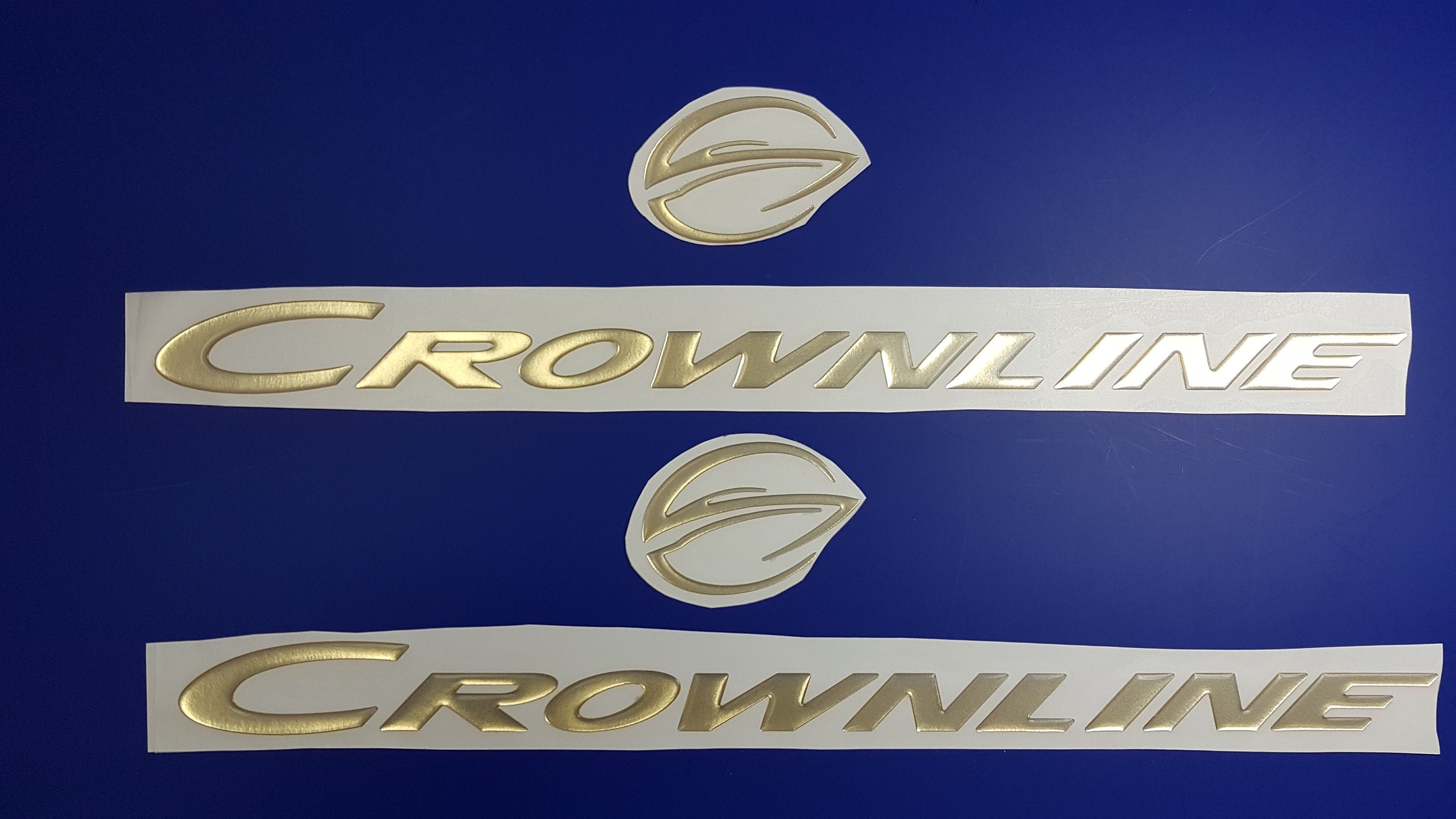 Crownline Boat Emblems 20" Gold + FREE FAST Delivery DHL Express ...