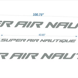Super Air Nautique Boat Emblems 100" + FREE FAST Delivery DHL Express ...