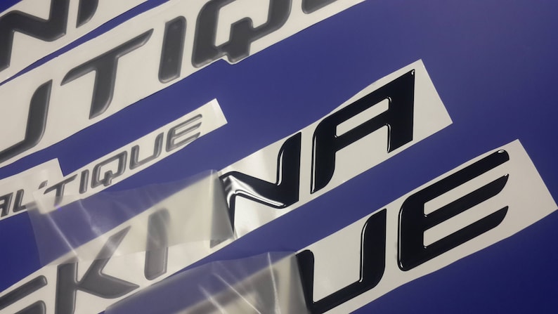Nautique Super Sport Boat Emblems 70 Black FREE FAST | Etsy