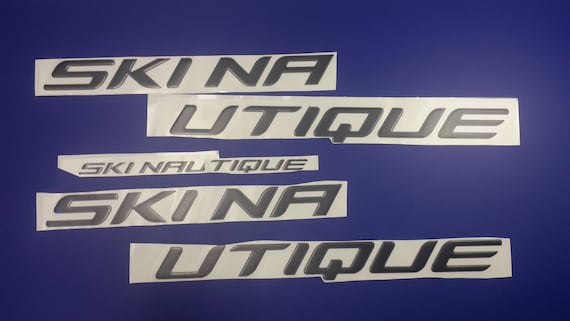 Ski Nautique Boat Emblems 40 Black FREE FAST Delivery | Etsy