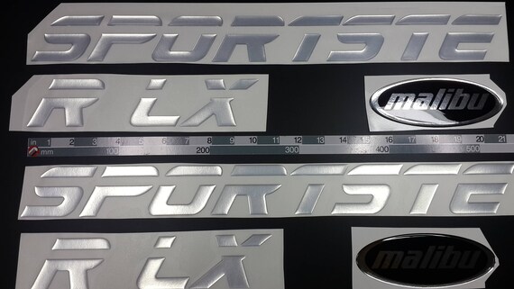 Malibu Sportster Lx Boat Emblems 23 Chrome FREE FAST | Etsy