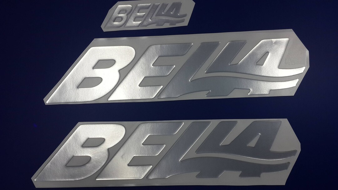 Bella Boat Emblems 20" + FREE FAST Delivery DHL Express - Stickers Set ...