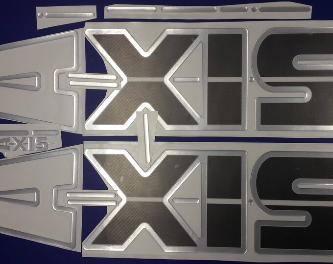 Axis Boat Emblems 40 Carbon FREE FAST Delivery DHL Express Stickers Set ...