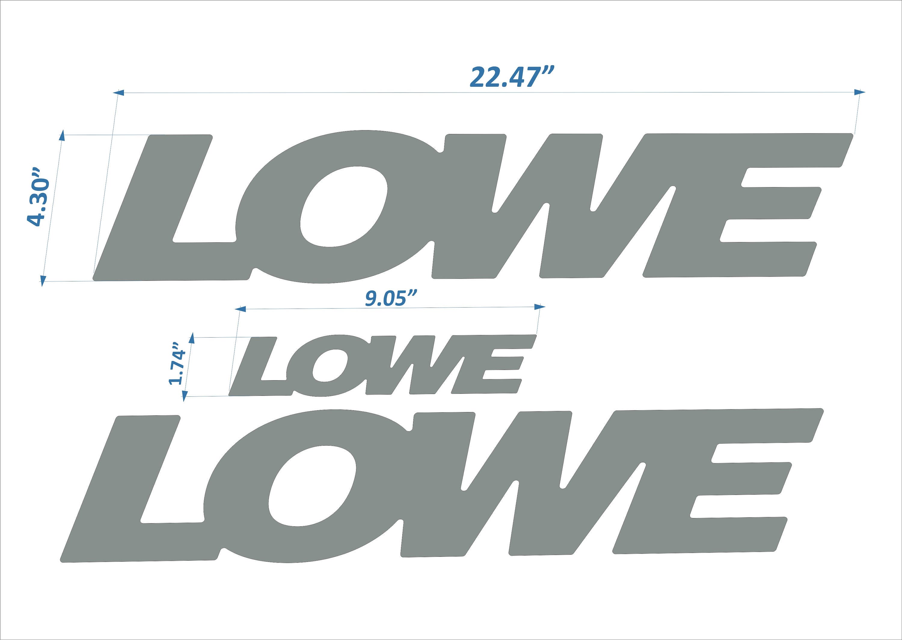 Lowe Boats Emblems 22 FREE FAST Delivery DHL Express | Etsy