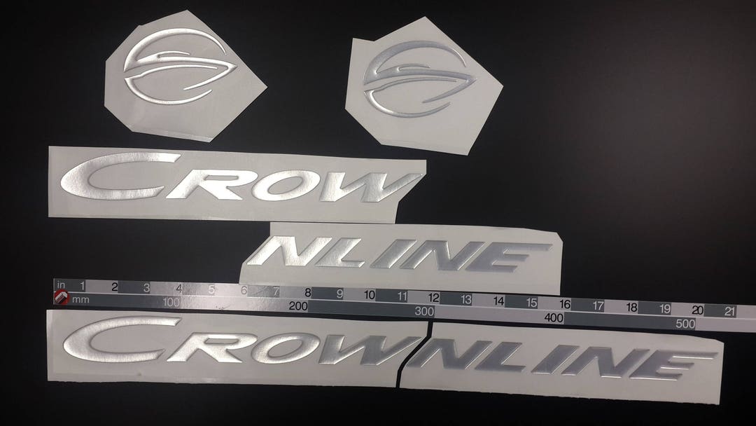 Crownline Boat Emblems 20 Chrome FREE FAST Delivery DHL Express ...