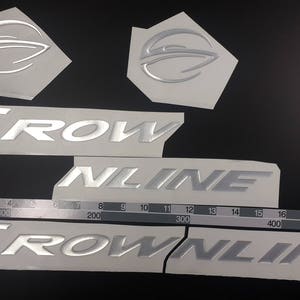 Crownline Boat Emblems 20 Chrome FREE FAST Delivery DHL Express ...