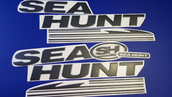 Sea hunt boat Emblems 53 black FREE FAST delivery DHL | Etsy