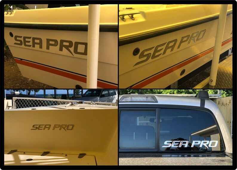 Sea Pro Boat Emblems 32 FREE FAST Delivery DHL Express | Etsy