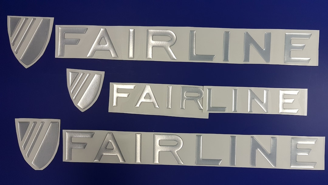 Fairline Boats Emblems 23" Chrome + FREE FAST Delivery DHL Express ...