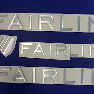Fairline Boats Emblems 23" Chrome + FREE FAST Delivery DHL Express ...