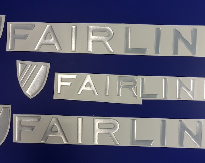 Fairline Boats Emblems 23" Chrome + FREE FAST Delivery DHL Express ...