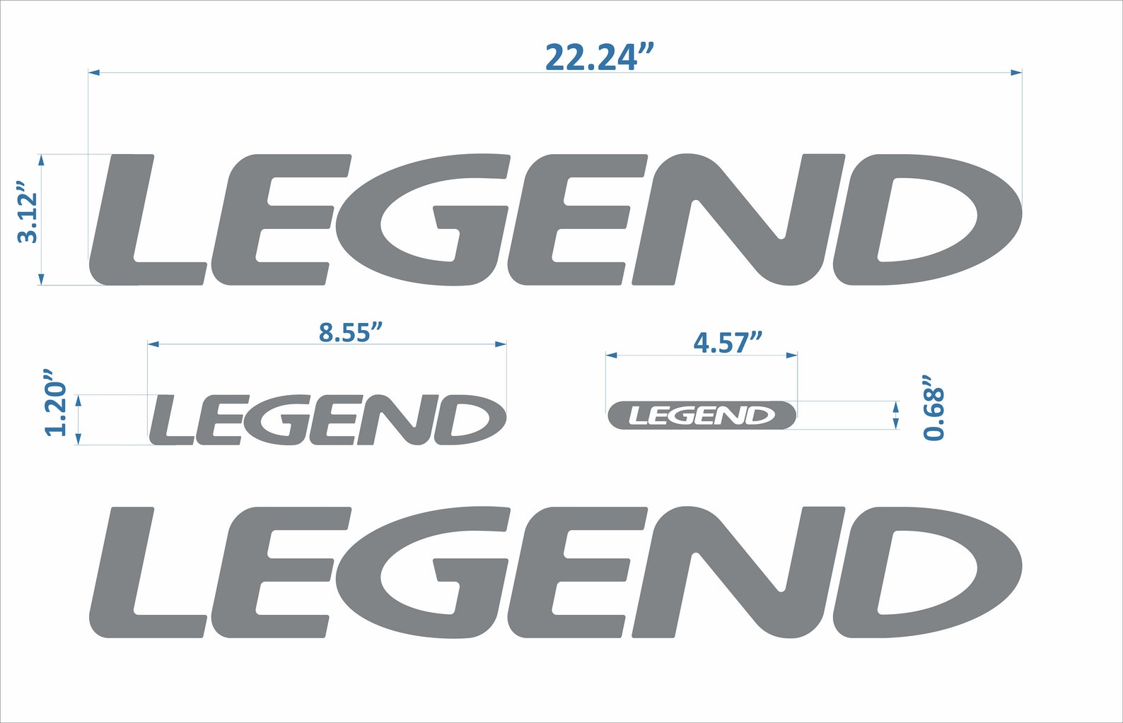 Legend Boat Emblem 22 FREE FAST Delivery DHL Express - Etsy