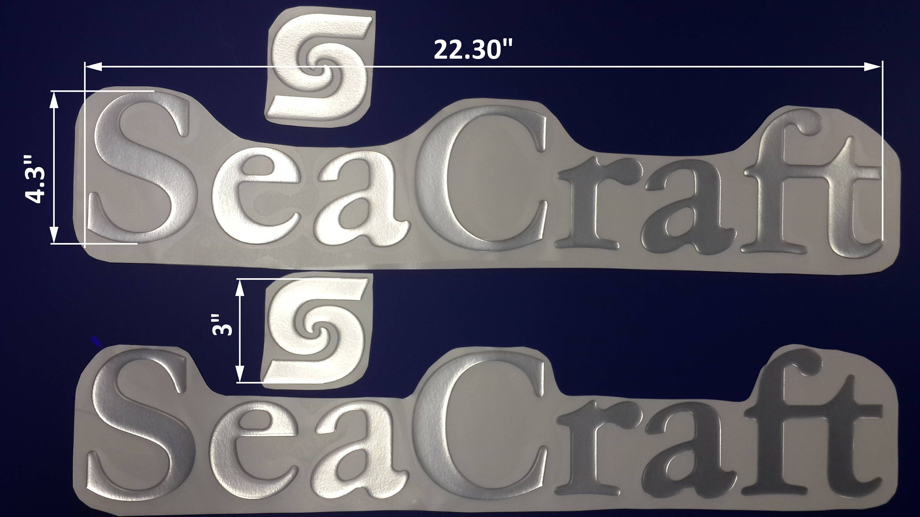 Seacraft Boat Emblems 22 Chrome FREE FAST Delivery DHL - Etsy
