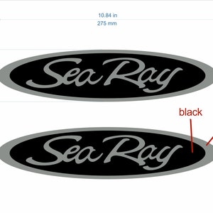 Sea Ray Boat Emblems 10" + FREE FAST Delivery DHL Express - Stickers ...