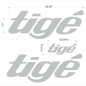 Tige Boat Emblems 32" Chrome + FREE FAST Delivery DHL Express ...