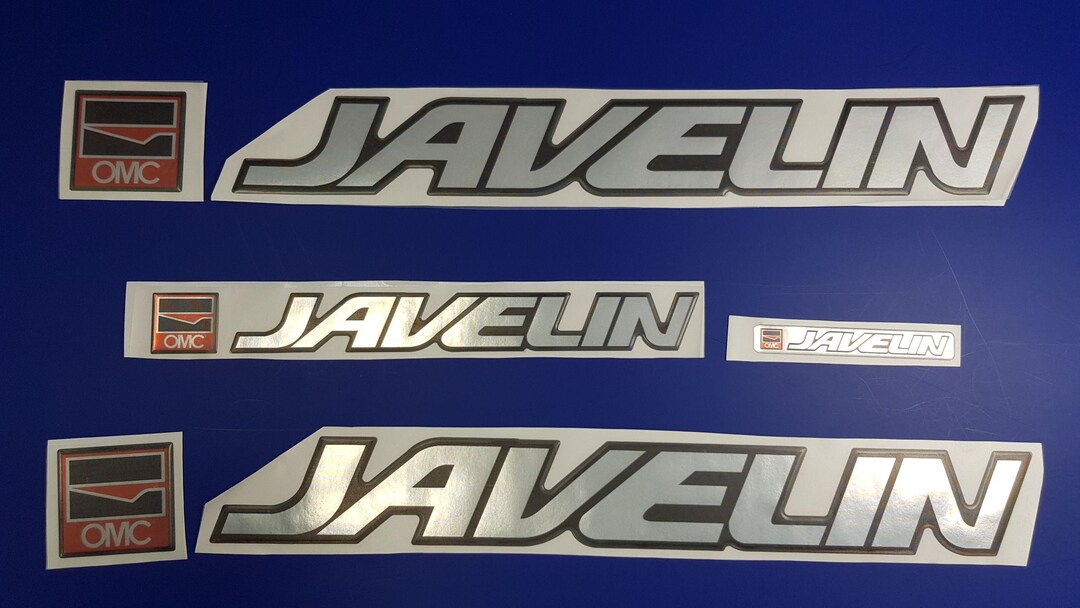 Javelin Boat Emblem 25" Black Chrome + FREE FAST Delivery DHL Express ...