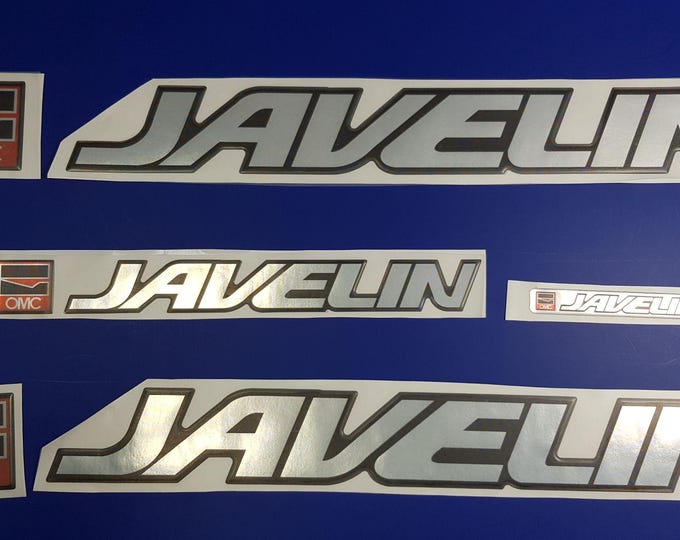 Javelin Boat Emblem 25" Black Chrome + FREE FAST Delivery DHL Express ...