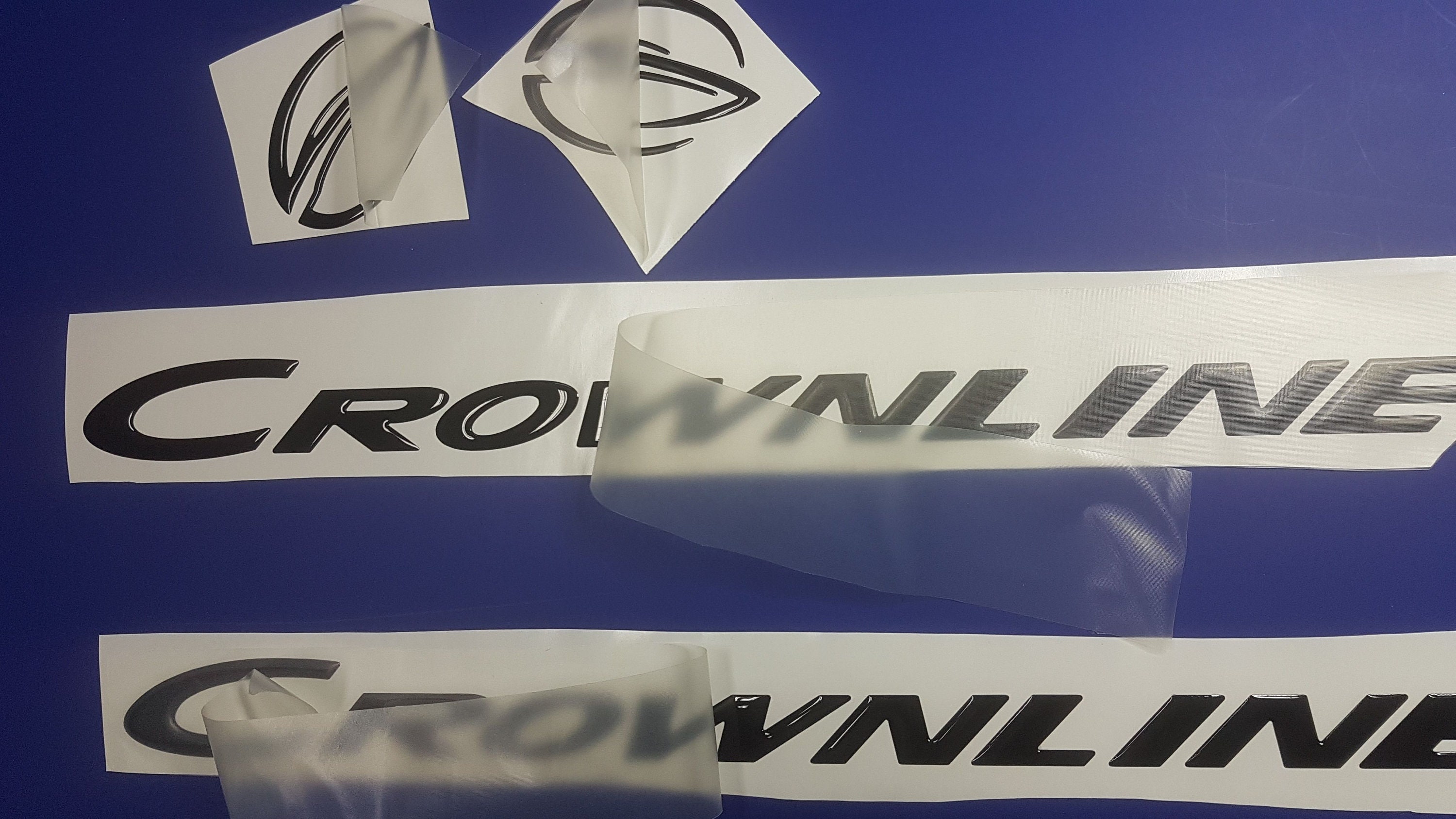 Crownline Boat Emblems 20" Black + FREE FAST Delivery DHL Express ...